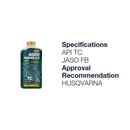 UAB Sunkdeta | Alyva dvitakčiams varikliams 1L MANNOL Agro Formula H 7859